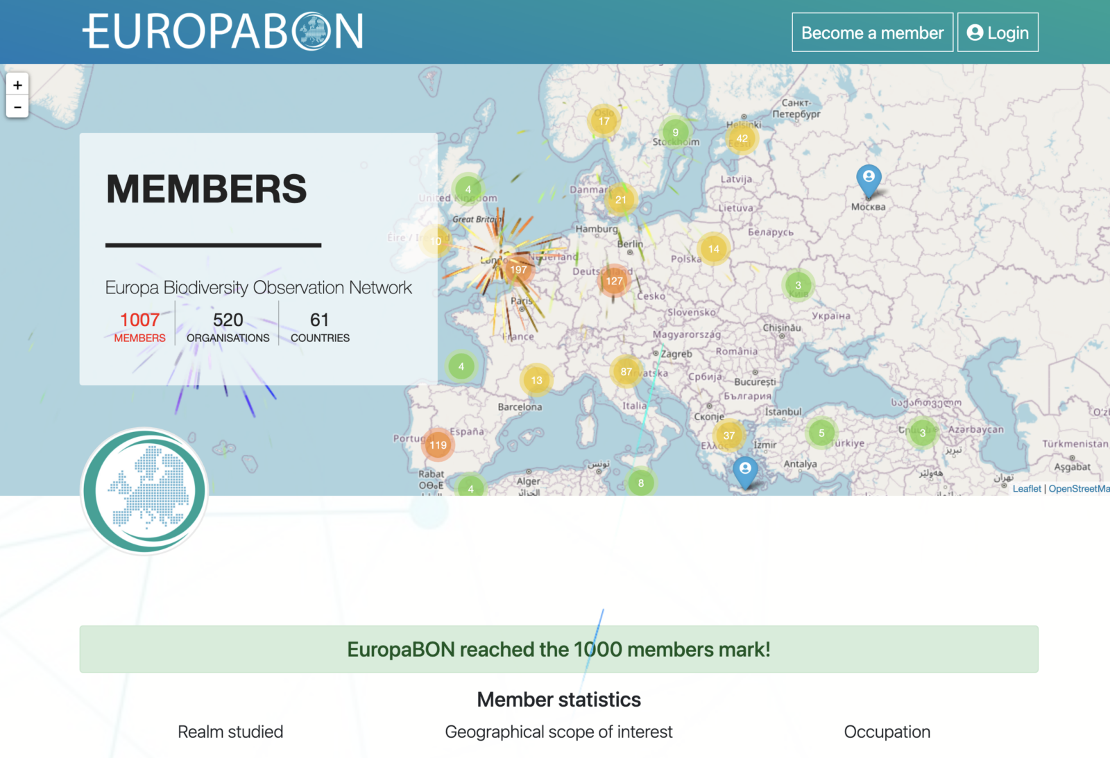 The EuropaBON portal hits 1000 members! – EuropaBON